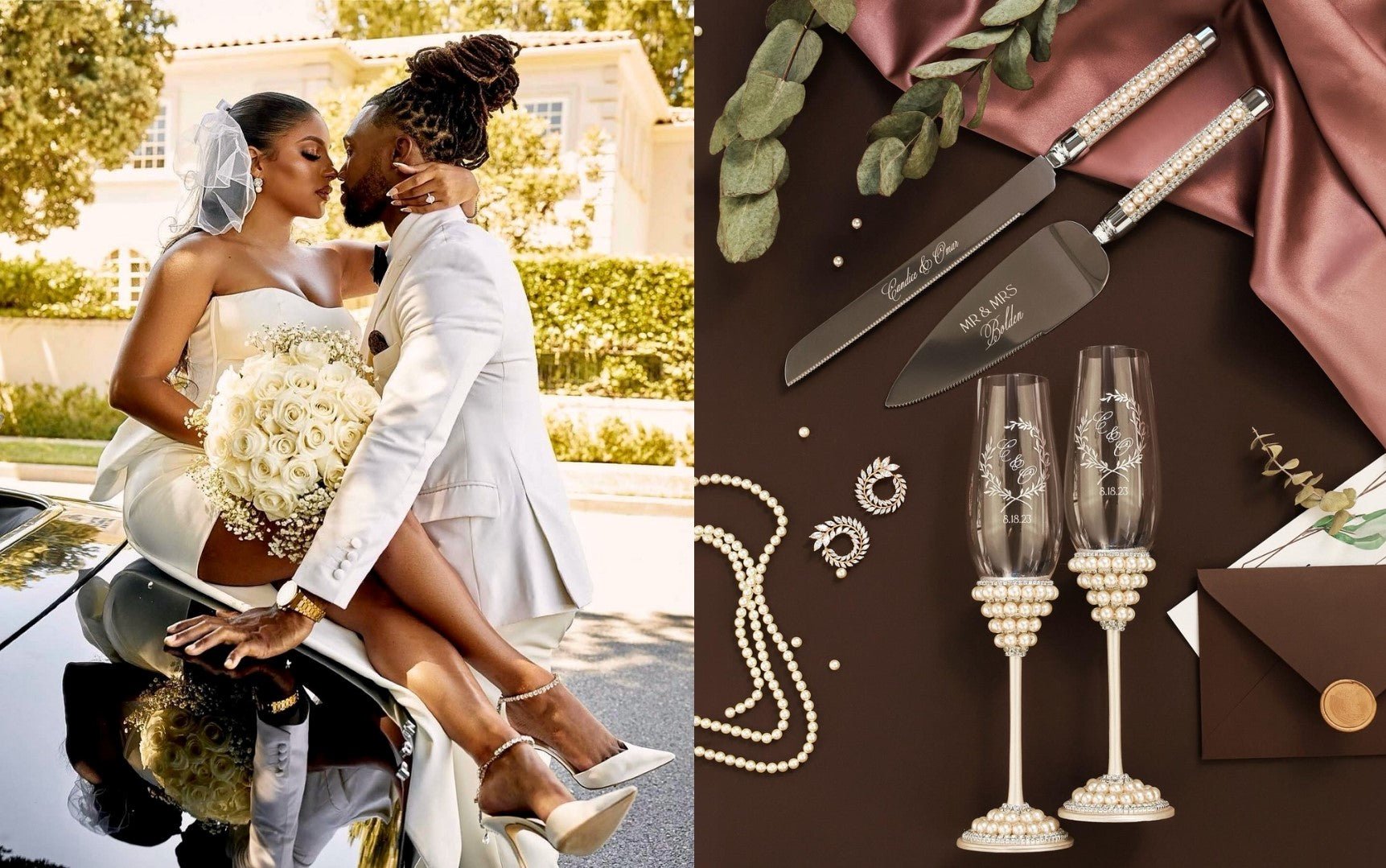 Amidst the Waves: Candice and Omar Bolden's Yacht Wedding – ELENA HONCH