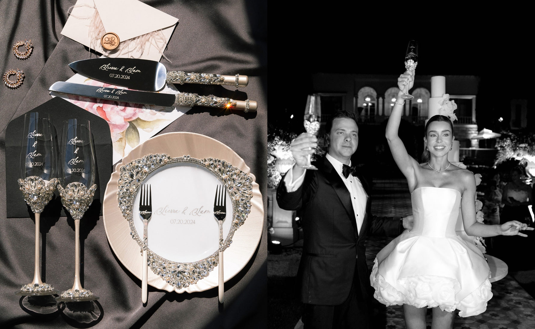 PERSONALIZED GIFTS FOR COUPLES. GIFT IDEA FOR WEDDING. ELENA HONCH